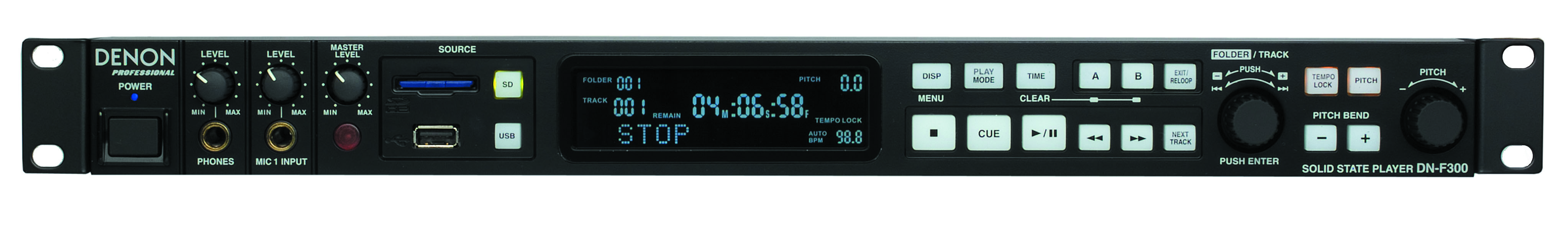 Denon Pro DN-F300 - Player WAV/MP3 - SoundCreation