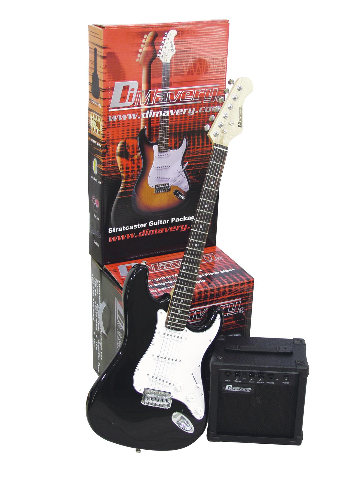 Dimavery EGS-10 Black - Set chitara electrica - SoundCreation