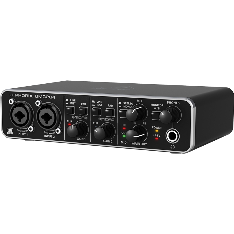 Behringer U-Phoria UMC204 - Interfata audio - SoundCreation