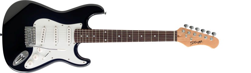 Stagg S300 3/4 BK - Chitară electrică 3/4 - SoundCreation