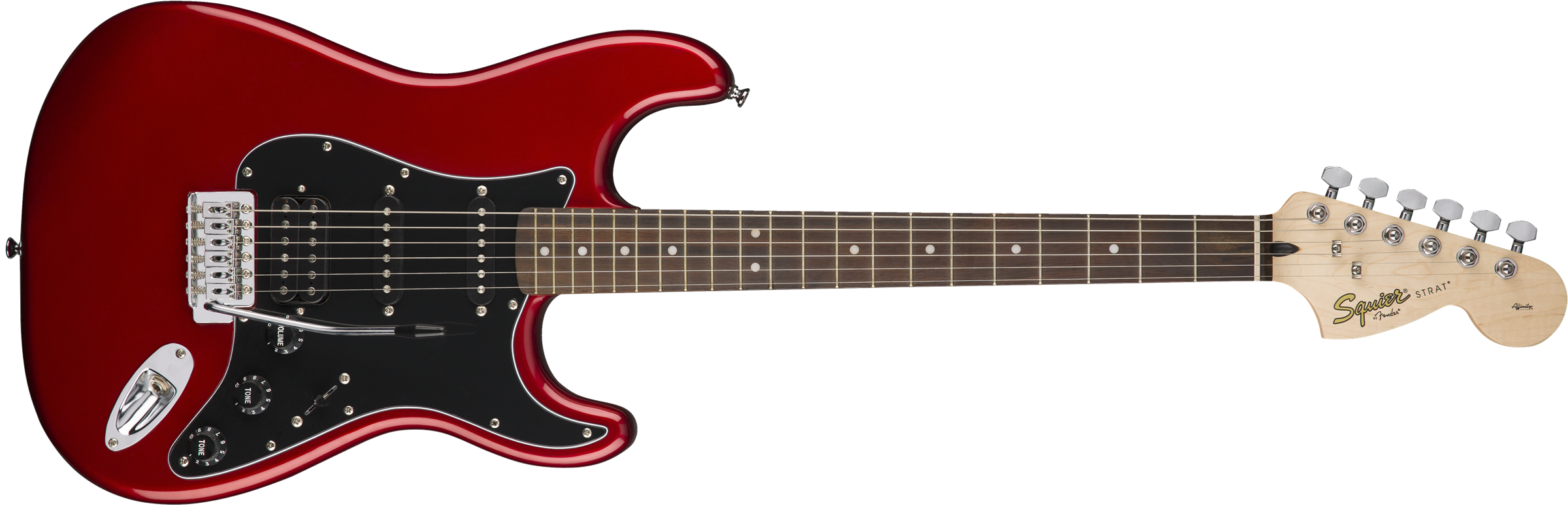 Fender Squier Affinity Stratocaster HSS Pack - Candy Apple Red - Set ...