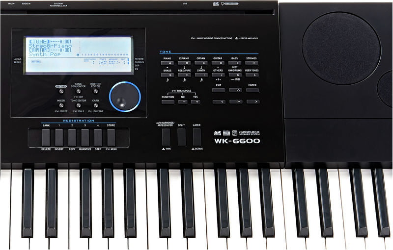 Casio WK-6600 - Workstation cu 76 clape - SoundCreation