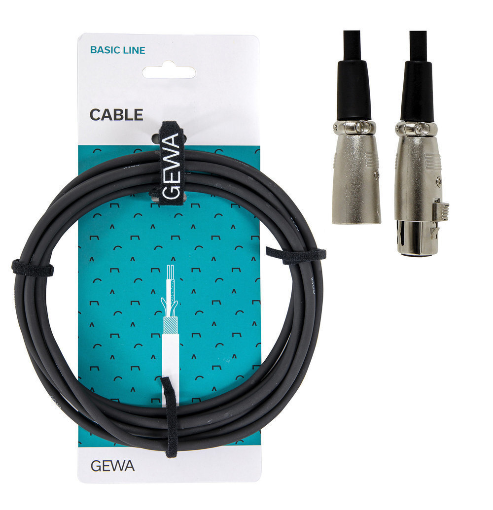 Gewa Cablu microfon Basic Line VE5 9m - Cablu pentru microfon ...