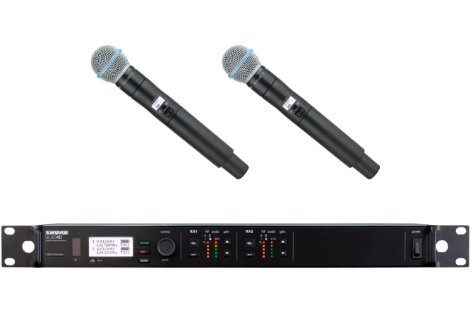 Shure ULXD Beta58 Dual Set - Set wireless dual