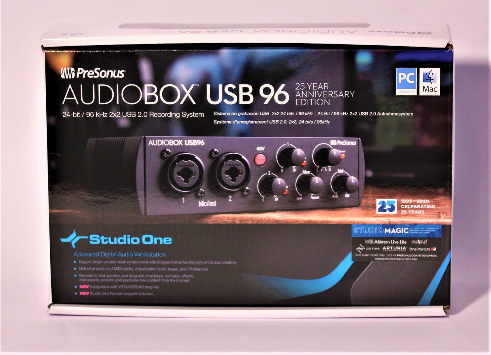 Presonus AudioBox USB 96 - 25th Anniversary - Interfață USB cu 2 canale ...