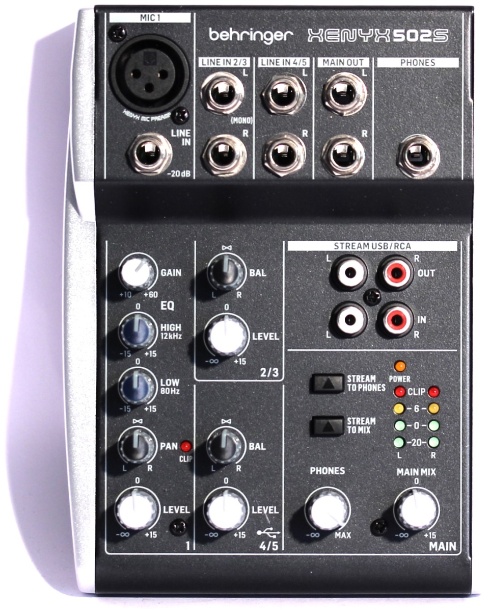 Behringer Xenyx 502S - Mixer Analogic cu 5 Canale - SoundCreation
