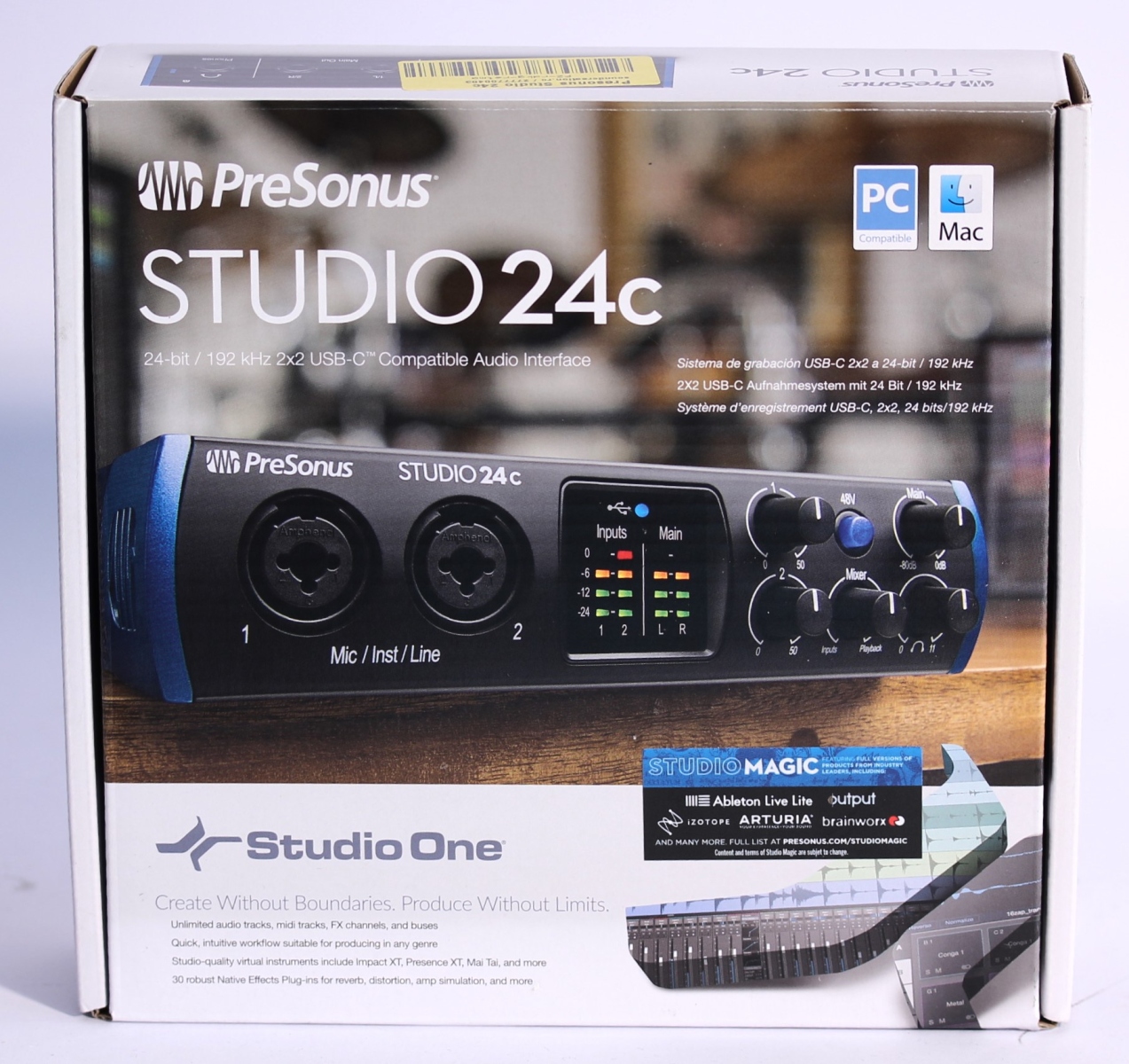 Presonus Studio 24c - Interfata Audio USB-C - SoundCreation